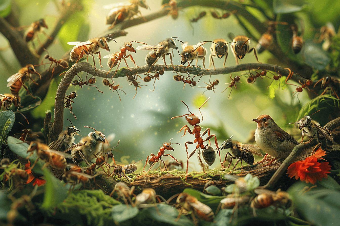 Comment les espèces animales travaillent ensemble dans la nature